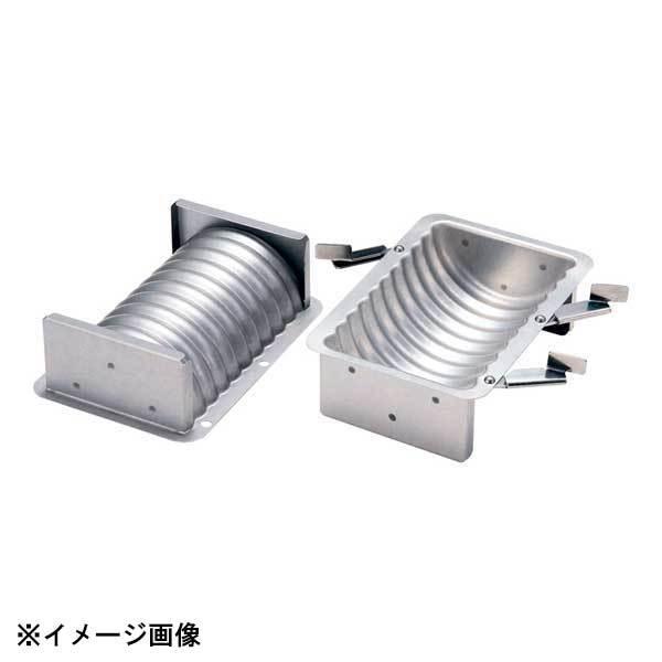 【サイズ】全幅_奥行_高さ(mm) 80_132_80【重さ】272(g)【メーカー品番】2387【スペック】トヨ型外寸/縦_横_高さ(mm) 100_148_90、ウエーブ11個、1個幅約12mm●熱伝導率がよく、耐久性に優れています。●...
