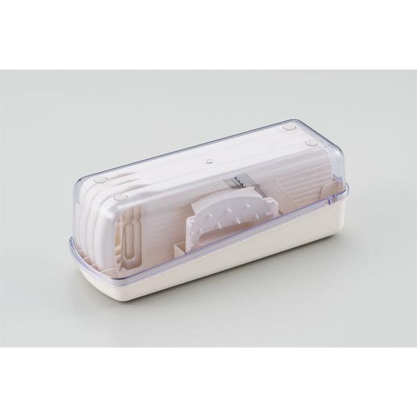 スライス・千切り・おろし・つま切りがこれ一台。毎日の調理をスピーディーに効率よく。下ごしらえが簡単で包丁よりきれいな仕上がり。●品番：SJ2955●本体サイズ（mm）：幅85×奥行236×高さ88●本体重量（g）：420●材質：本体：鉄（透...