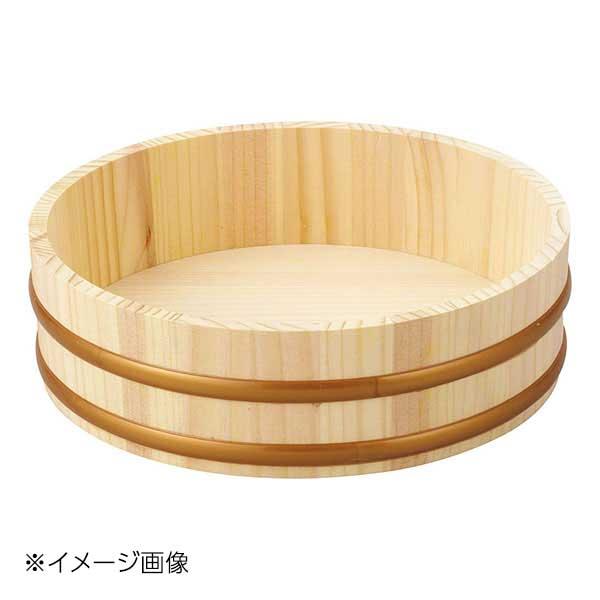 タガ落ちしない樹脂タガの飯台です。●約φ27×H8cm●容量：約2.5合●材質：天然木●カタログコード:19-028-01