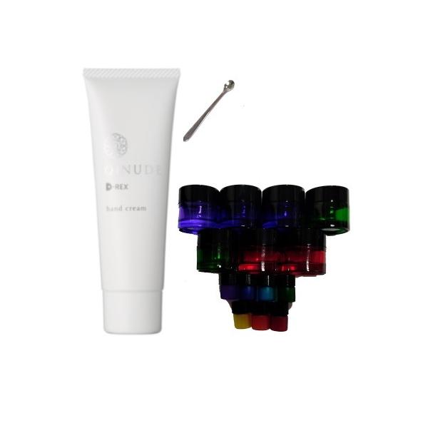 SHINES7とキヌードハンドクリームD-REXがセットになったお買い得な商品です。7つのチャクラに作用する天然精油の芳香成分で 『ストレスケア』抗菌抗ウィルス効果のある銅イオン（D-REX 成分）をプラスした【キヌードハンドクリームD-R...