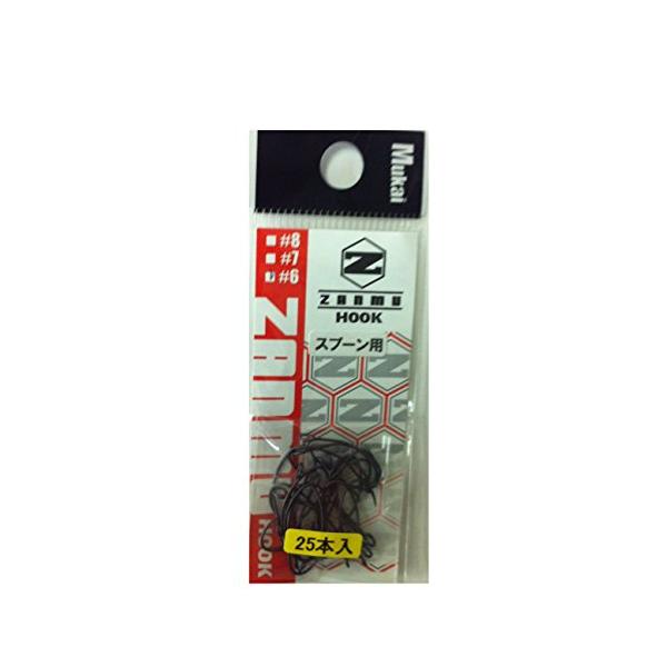 【商品概要】【商品説明】説明.【商品詳細】ブランド：ムカイ(Mukai)商品名：ムカイ(Mukai) ZANMU-Hook #6(25本入)製造元：ムカイ(Mukai)【当店からの連絡】