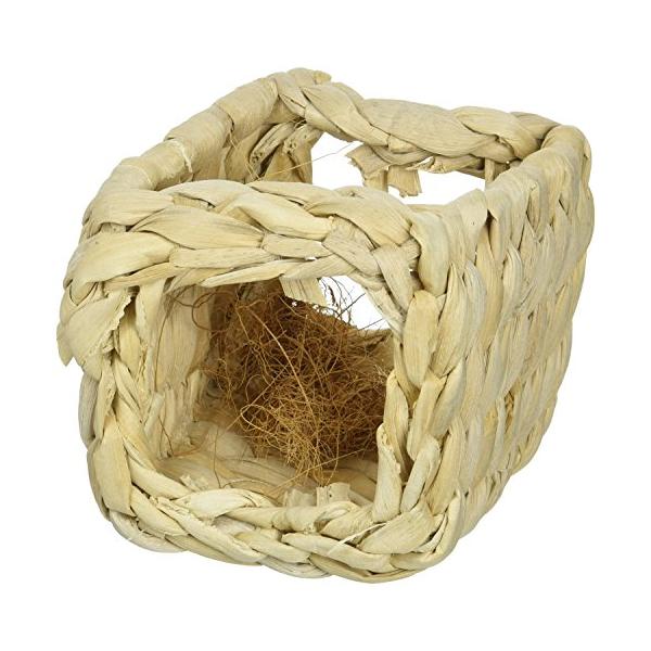 【商品概要】本体サイズ (幅X奥行X高さ) :10×10×10cm本体重量:100g原産国:ベトナム【商品説明】説明商品紹介バナナの茎101%で作ったツボ巣です。フカフカの層が重なっている繊維なので、冬は暖かく、夏は空気が流れ通気性抜群です...