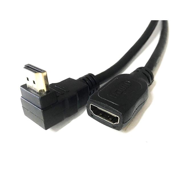 ◆ 当店は紙での領収書の発行は行っておりません◆ 初期不良は、1週間以内にご連絡下さい。それ以降の対応は出来ませんので、ご注意下さい。◆ 初期不良以外の故障は、メーカーにお問合せ下さい。【商品概要】HDMI1.4 L型延長ケーブルで、HDM...