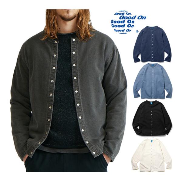 《Good On/グッドオン/トップス/スウェット：クルースウェットカーディガン /GOBW1711》大人気アメカジブランド 「Good On グッドオン」！軽量ながらもしっかりと目の詰まった裏起毛スウェット生地（９オンスナップフリース）を...