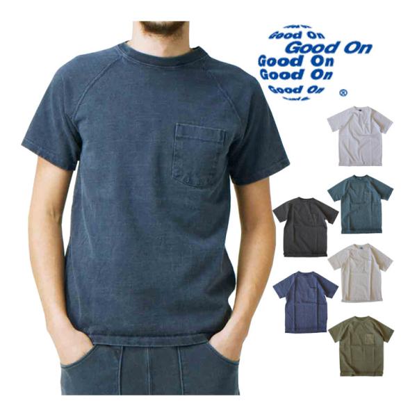 《Good On/グッドオン/トップス/Tシャツ：GOST1101/9oz ショートスリーブヘビーラグランポケットＴシャツ》大人気アメカジブランド 「Good On グッドオン」！HEAVY RAGLAN POCKET TEE  GOST1...