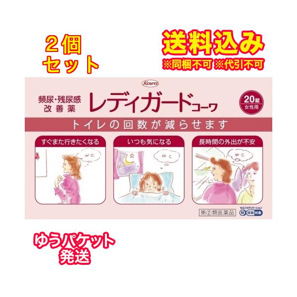 レディガードコーワは，有効成分フラボキサート塩酸塩をOTC医薬品として開発した頻尿、残尿感の改善薬です。