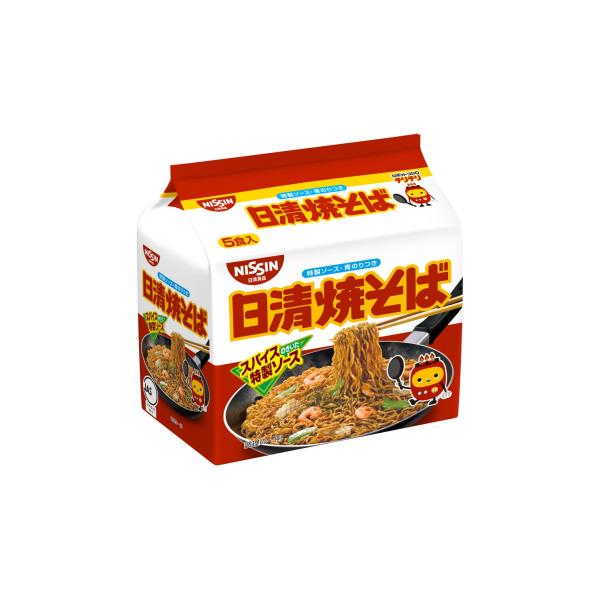 通称「神の粉末」ソースで仕上げる焼そば！スパイスのピリッときいた特製ソースの香ばしさが決め手のロングセラー商品。