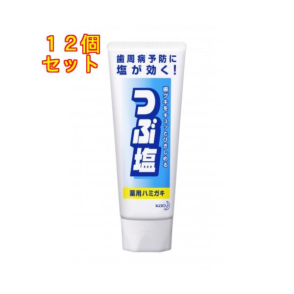 歯周病予防に！天然のつぶ塩が歯グキをキュッとひきしめて、歯周病によるハレ・出血を防ぐ薬用ハミガキ。口臭やムシ歯も防ぎます。