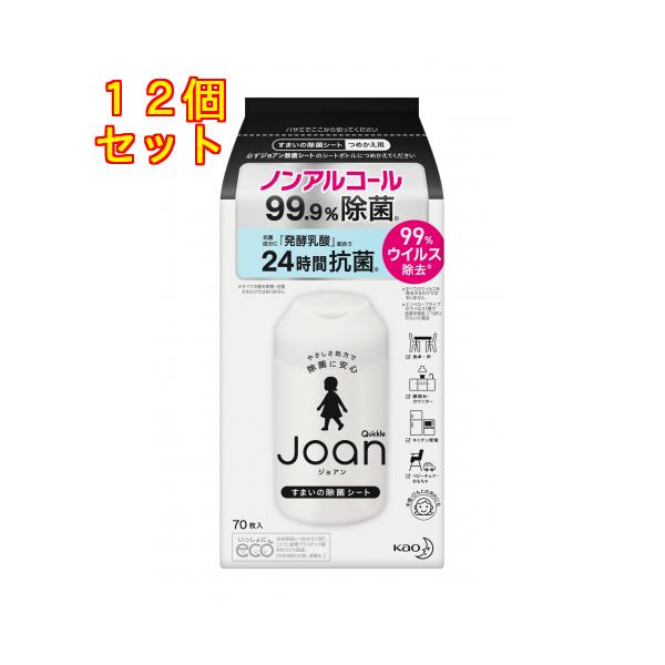 やさしさ処方で除菌に安心　すまいの除菌シート。ノンアルコール、９９．９％除菌＆２４時間抗菌。