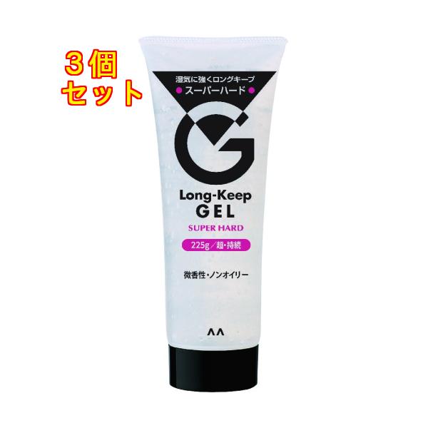 ベタついたりゴワついたりせずに使いやすい、男性用スタイリングジェルです。どんな髪質でもカチッと固め、思い通りのヘアスタイルを長時間キープします。