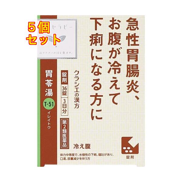 水様性の下痢、嘔吐があり、口渇、尿量減少の症状を伴う人の冷え腹、腹痛、急性胃腸炎、暑気あたり、食あたりに効果がある漢方薬です。