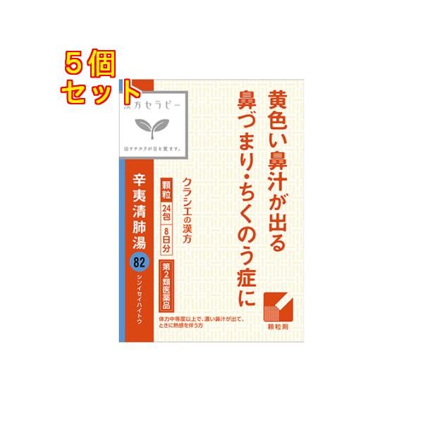 「辛夷清肺湯」は，漢方の古典といわれる中国の医書「外科正宗」に収載されている薬方です。