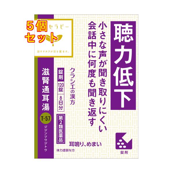 体力虚弱な方の聴力低下、耳鳴り、めまいに効果があります。