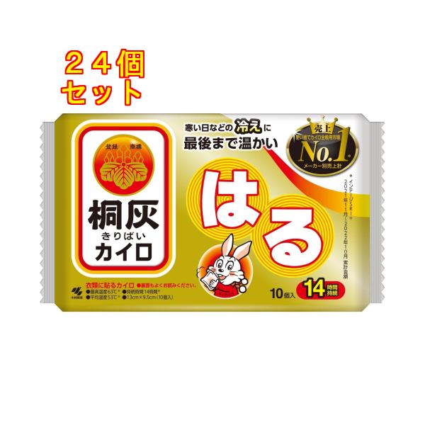 貼るタイプのカイロ。最高温度63℃／平均温度53℃／14時間持続。