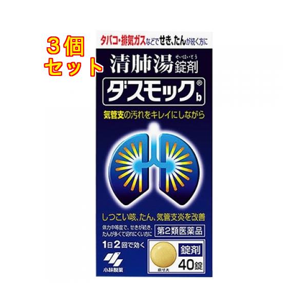 タバコや排気ガスなどで、せき・たんが続く方のお薬です。漢方処方「清肺湯(せいはいとう)」がせき・たんをやわらげます。