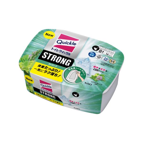 便座裏のハネ汚れも一気にラク落ち！たっぷりの洗浄液と厚手で丈夫なシートだからトイレまるごとすっきり！