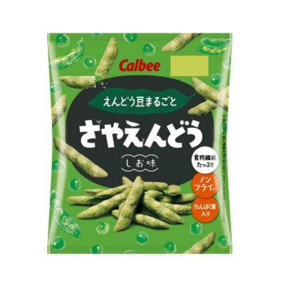 えんどう豆をまるごと使用！豆本来の旨みと甘みがつまった味わいを、サックリとした独特の食感でお楽しみください。さらにノンフライで食物繊維もたっぷりだからカラダにもやさしい！自然な色合いと素材の味だけでなくポコポコした形までもがまさに「さやえん...