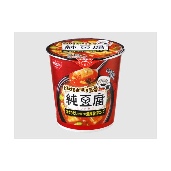 あさりを使った海鮮だし仕立ての濃厚旨辛チゲスープ。なめらかで美味しいとろけるおぼろ豆腐入り。