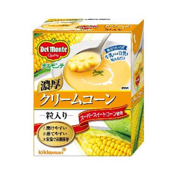 スーパースイートコーン使用。牛乳またはお湯とわって簡単なコーンスープが作れます。