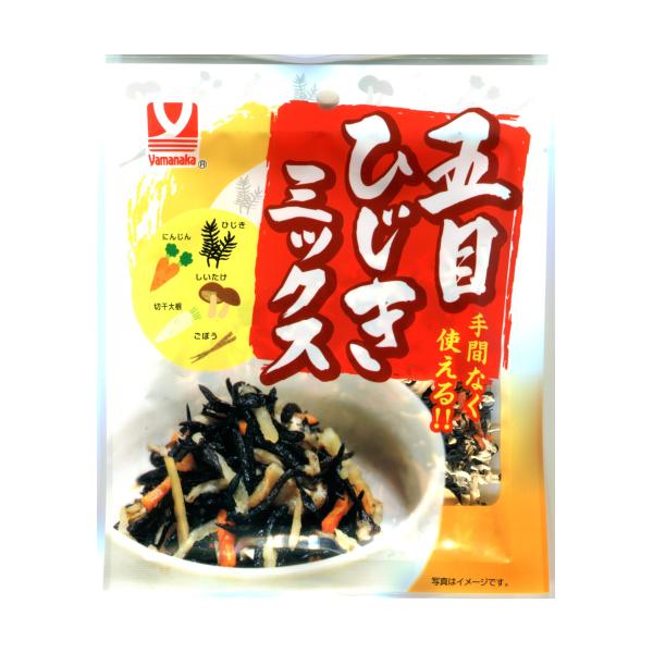 ひじきと４種の野菜をバランス良くミックスしました、煮物としてご使用下さい。