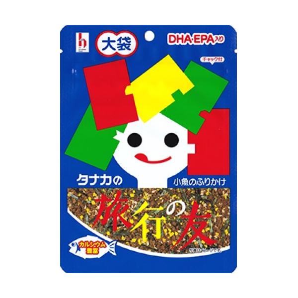 伝統の味・旅行の友のお徳用タイプです。小魚粉末を主原料にした、カルシウムたっぷりのふりかけです。