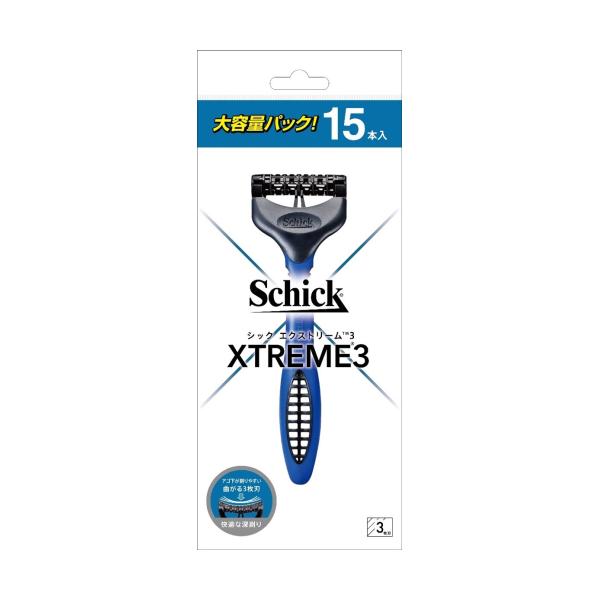 曲がる3枚刃が肌に密着、深剃り。ラバーグリップハンドル。ダブルスムーザー：ビタミンE&amp;アロエ配合スムーザー付き。※替刃式ではありません。