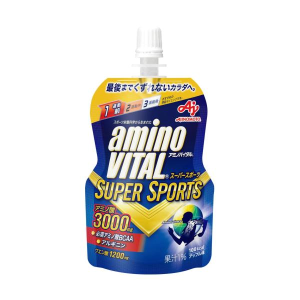 限界に挑戦するすべての人にとって大切なアミノ酸3000mgとクエン酸1200mgを配合した飲みやすいゼリードリンクです。