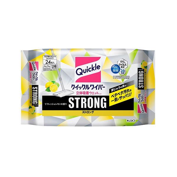 家じゅうの床のベタベタ汚れをゴシゴシしないでふき取れる強力タイプの床用ウエットシート。ホコリ・髪の毛はもちろん、足裏汚れや油汚れをスッキリふき取る。