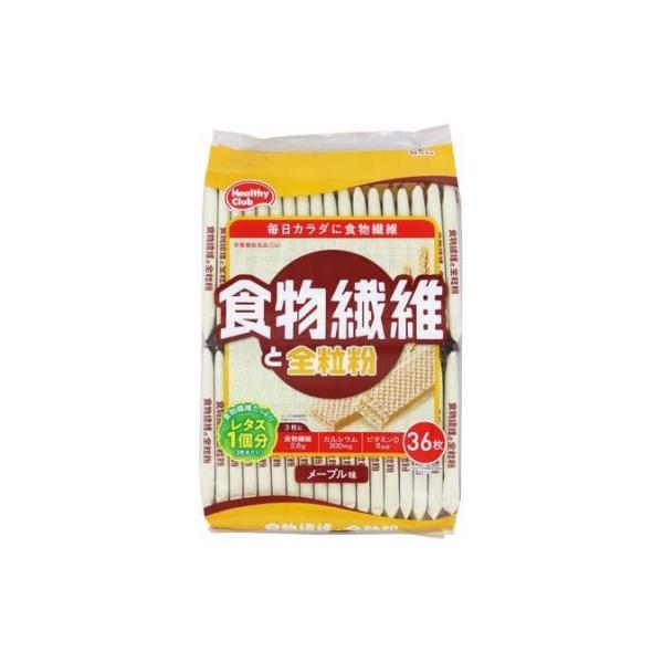 メープル味の全粒粉ウエハースです。