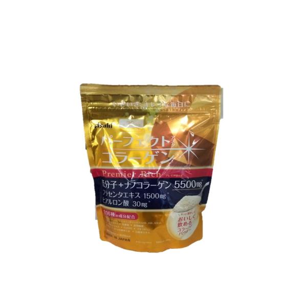 もっちりハリつや、深く潤う、溶けやすく飲みやすい、贅沢処方のコラーゲンパウダーです。