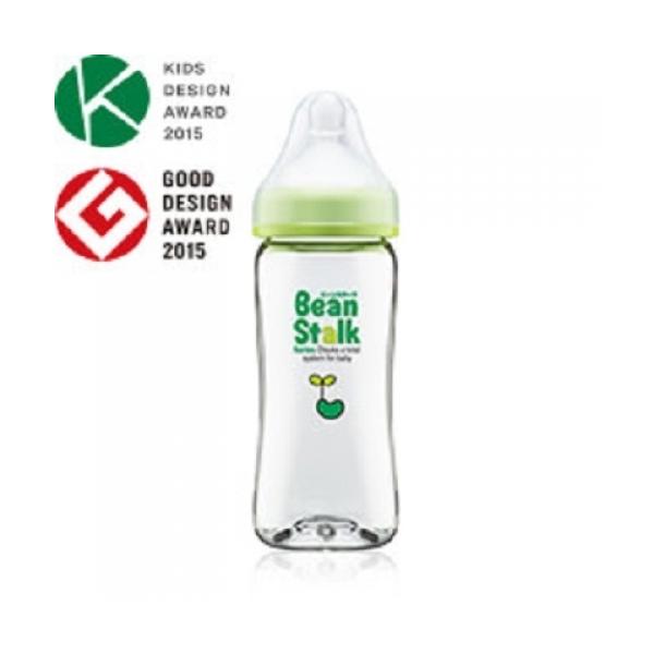 びんの形状が使いやすい広口タイプ、Tritan(トライタン)を採用した哺乳びん。粉ミルクを入れやすい、洗いやすい、持ちやすい。