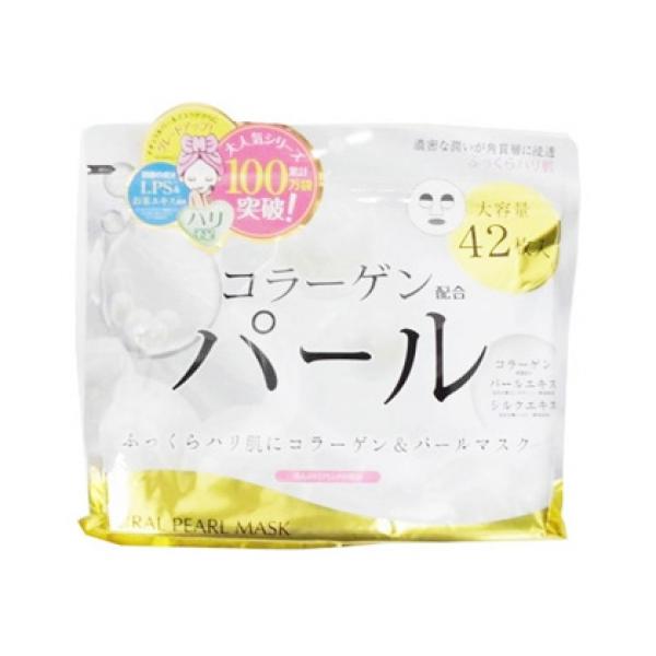 ・天然素材から作られたレーヨンを使用したシートが、肌にぴったり密着。自然の恵みとこだわり美容成分を配合し、パールの輝きとハリ美肌に。