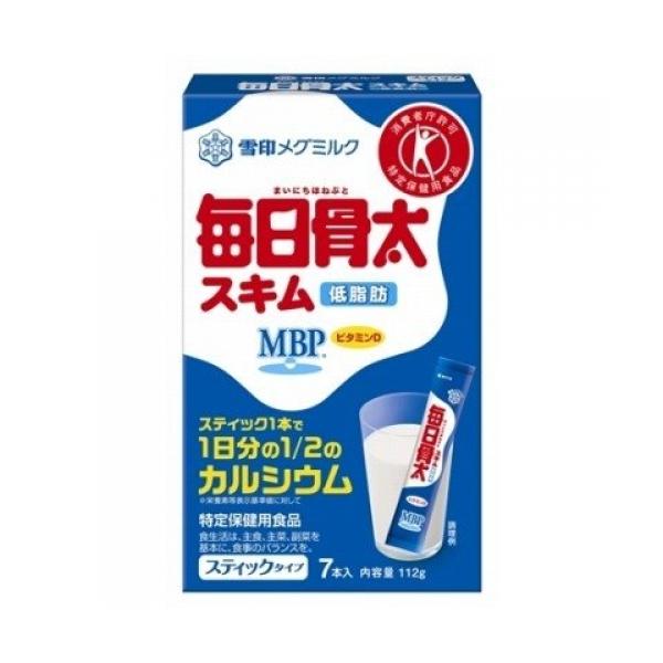 スティック3本で半日分のカルシウムが効率的に摂取できる特定保健用食品のスキムです。
