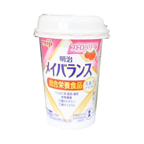 少量でエネルギー、たんぱく質、ビタミン、ミネラル、食物繊維など体に必要な栄養素を、効率よくおいしく摂取できる飲むタイプの総合栄養食品です。