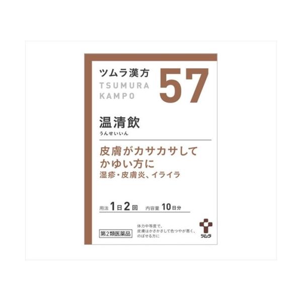 「ツムラ漢方温清飲エキス顆粒」は，「温清飲」から抽出したエキスより製した服用しやすい顆粒です。
