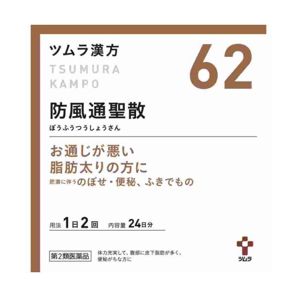 肥満症で便秘がちな人によく用いられ，発汗・利尿・便通作用等により「高血圧や肥満に伴う動悸・肩こり・のぼせ・むくみ・便秘」，「肥満体質」等を改善します。