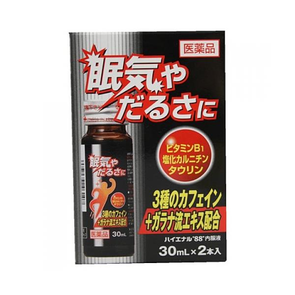 眠気やだるさに3種のカフェイン+ガラナ流エキス配合のドリンク剤です。