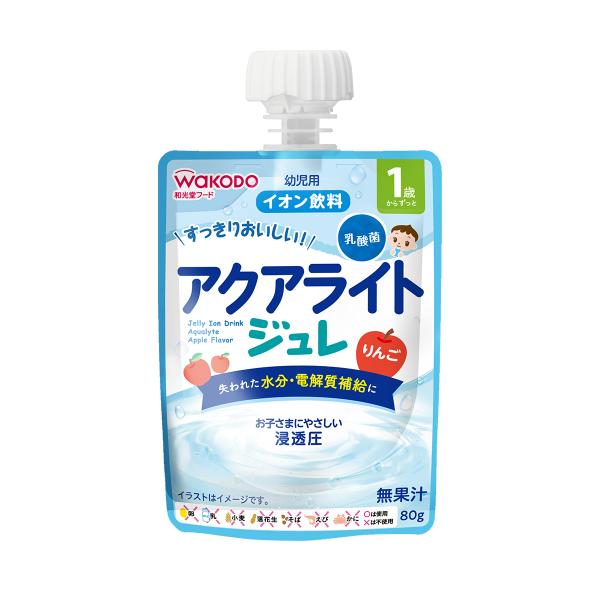 水分及び電解質がすばやく体内に吸収されるように設計されています。1歳から。