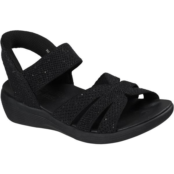 日差しの下で爽やかな履き心地を楽しめるSkechers Hands Free Slip-ins(スケッチャーズ ハンズフリー スリップインズ):アリヤ - スパークリング プレイズ。Skechers Hands Free Slip-ins(...