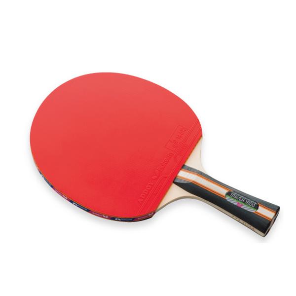 ラバーばりシェークラケットです。ラバーばりラケットはラバーの貼り替えはできません。レジャー用としてご使用ください。又、ラージボールには使用できません。◯ラケット板： 5 枚合板原産国：中国【02905010000000000】【030063...