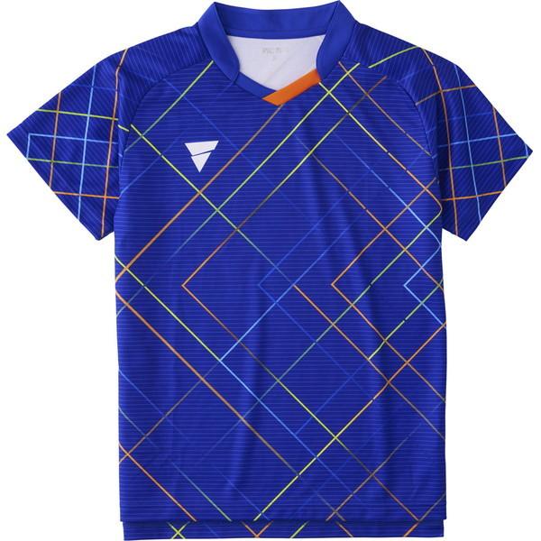 シャープな直線的なカラーラインの重なりで「明日を切り開く」を表現したシンプルなゲームシャツです。◯ゲームシャツ・パンツ素材：ミニワッフルネオ（ポリエステル100％）仕様：JTTA公認、昇華プリント、男女兼用原産国：中国【0270100000...