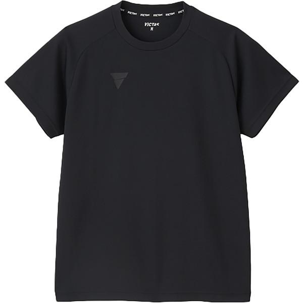 共色のプリントでVICTASスピリッツをプリントしたシンプルなTeeシャツ。◯半袖Tシャツポリエステル100%ミニワッフルECO(リサイクルポリエステル使用)中国吸汗速乾、伸縮、ユニセックス製品【03001330400000000】【029...