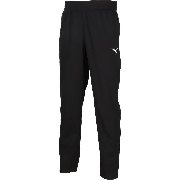 ESSENTIALSコレクションより、ウーブン素材のパンツです。テーパードシルエットですっきり着こなせます。合わせるアイテムを選ばず様々なスタイリングに着回せるワントーンのミニマルなデザインも魅力。太ももにはプライマリーのプーマキャットプリ...