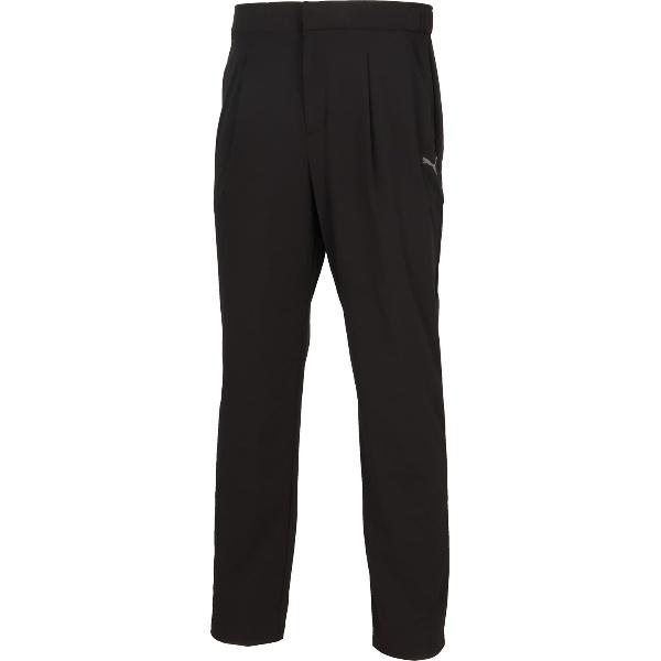 ESSから、ポリエステル素材を使用したフルレングスのニットパンツ。レギュラーフィットで、ウエストにタックを入れたテーパードシルエット。伸縮性に長けたウーブンライクなニット生地を使用しているためストレスフリーな履き心地が魅力です。前あき仕様の...