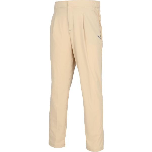 ESSから、ポリエステル素材を使用したフルレングスのニットパンツ。レギュラーフィットで、ウエストにタックを入れたテーパードシルエット。伸縮性に長けたウーブンライクなニット生地を使用しているためストレスフリーな履き心地が魅力です。前あき仕様の...