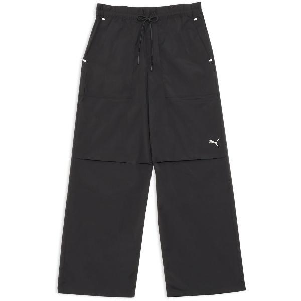 ESS ELEVATEDコレクションから、ポリエステル素材を使用したウーブンパンツ。リラックスフィットで、程よい落ち感があるワイドシルエット。左腿にキャットのプライマリーロゴプリントが入ったすっきりしたデザインで、サイドポケットのステッチワ...