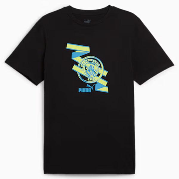 マンチェスター・シティのコレクションに登場するフットボールカルチャーTシャツ。ラバープリント入りの軽量なTシャツで、シティのファンであることをスタイリッシュに表現できる一着です。また、キッズサイズのTシャツ【品番:777779】と合わせて親...