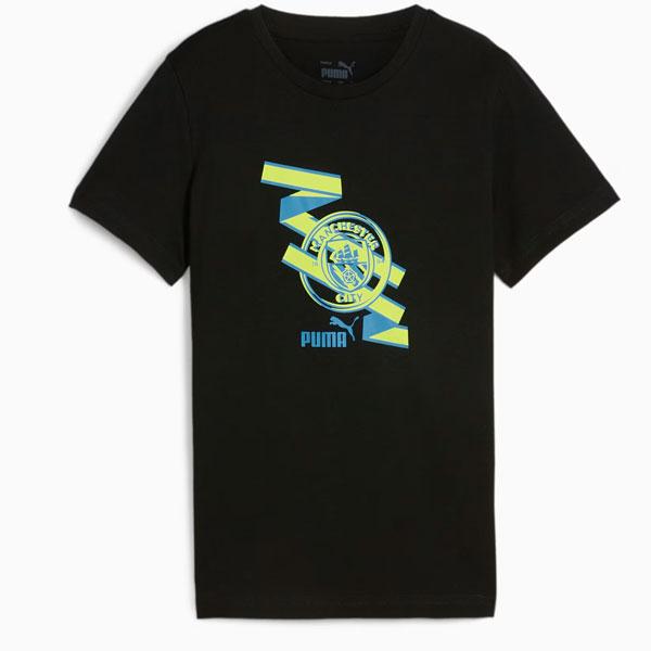 マンチェスター・シティのコレクションに登場するキッズ用フットボールカルチャーTシャツ。ラバープリント入りの軽量なTシャツで、シティのファンであることをスタイリッシュに表現できる一着です。また、大人用サイズのTシャツ【品番:777774】と合...