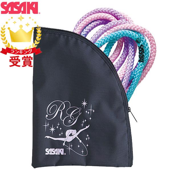 【商品説明】かわいいR.G.ガールプリントシリーズ手具ケース。これまでなかったロープ専用ケース！ファスナー式で収納に便利なデザイン。 SASAKI製ロープはすべてのサイズが1本入ります。※写真のロープは商品に含まれません。 【サイズ】 22...