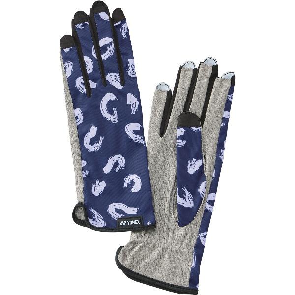 ネイルスルータイプのテニスグローブ。◯手袋ポリエステル+ポリウレタンUVカット、吸水速乾、ストレッチ、強力グリップ、ネイルスルーインドネシア【02906080000000000】【03008010000000000】